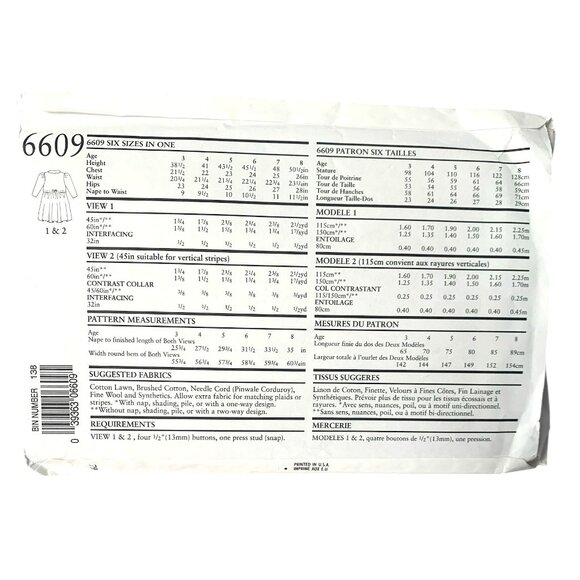 New Look | Office | New Look 669 Sewing Pattern Girls Dress Long Sleeve ...